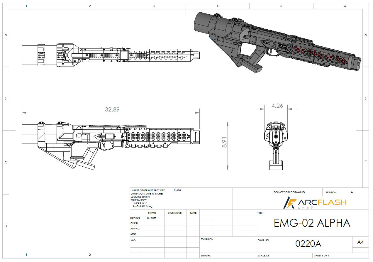 ArcFlash EMG-02 Arma Electromagnética Actualizada - La Cueva del Lobo